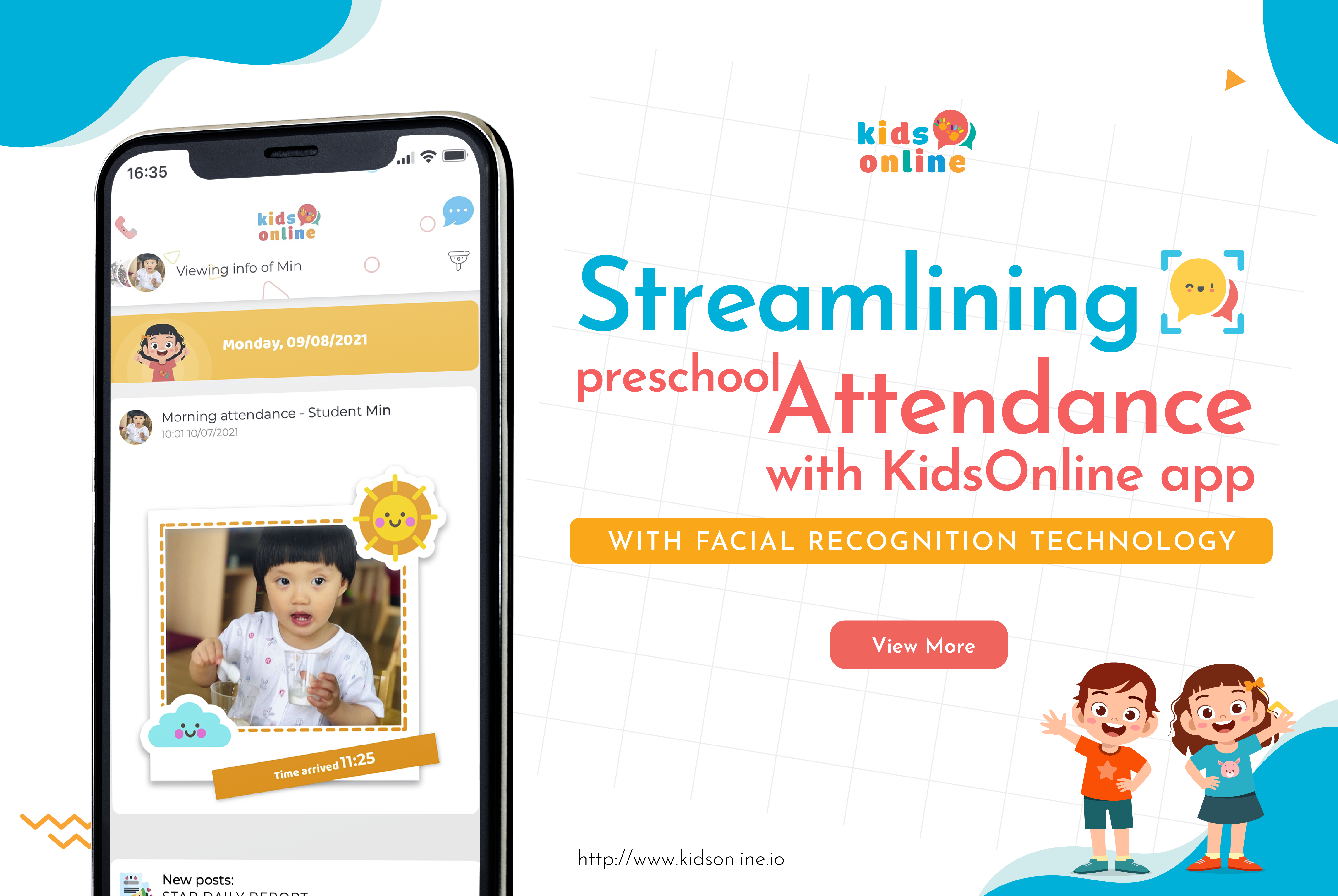 Streamlining Preschool Attendance with KidsOnline app, with facial ...