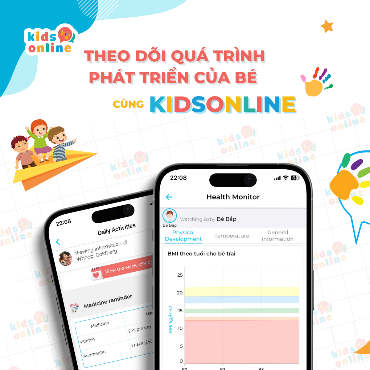 KIDSONLINE: ĐỒNG HÀNH CÙNG PHỤ HUYNH THEO DÕI HÀNH TRÌNH PHÁT TRIỂN CỦA ...